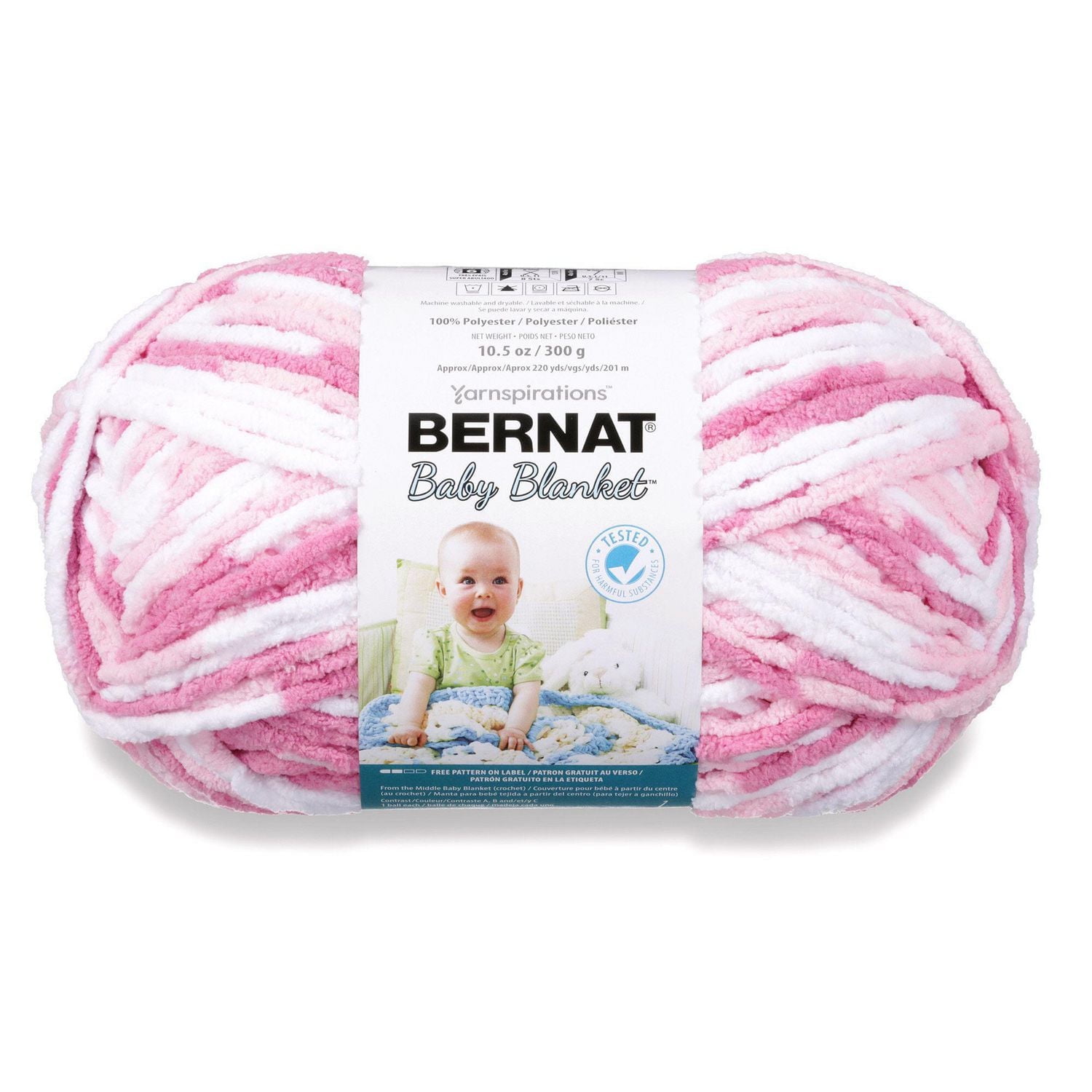 Click here for Spinrite Bernat Baby Blanket Yarn  Polyester #6 Su... prices