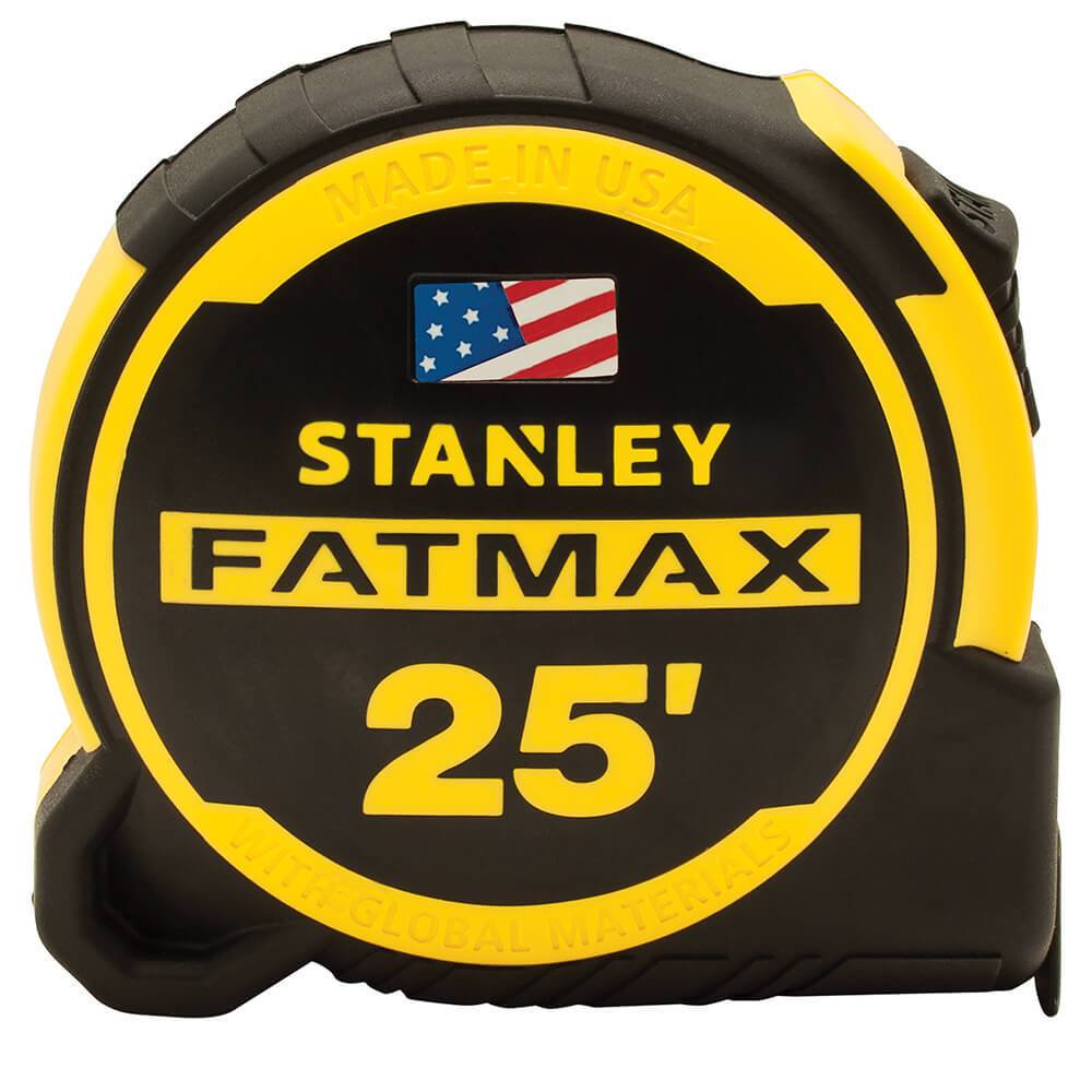 Stanley FatMax FMHT36325S 25' X 1-1/4" Yellow & Black Tape Measure ...