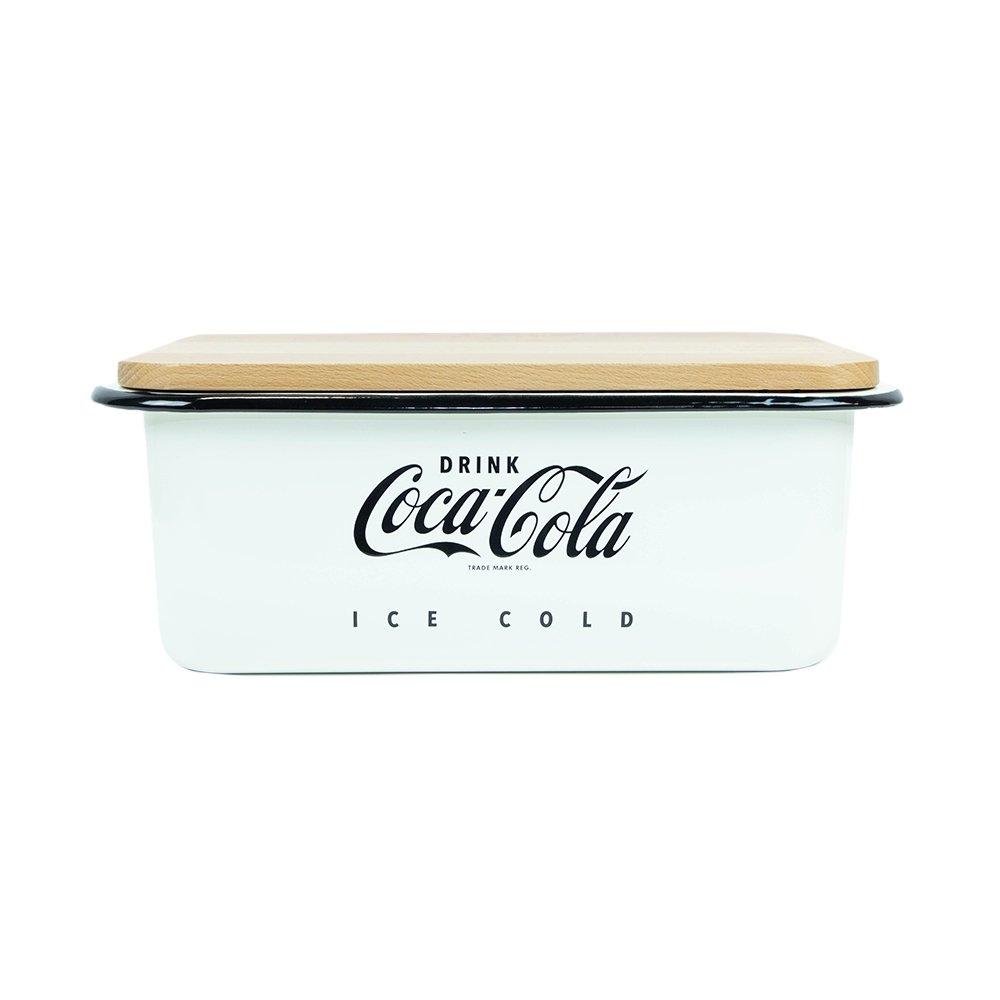 Authentic Coca-Cola Coke Enamelware Bread Box New - Walmart.com
