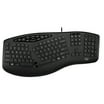 Adesso Backlit Wired Ergonomic Keyboard with Quiet Keys and 3-Color ...