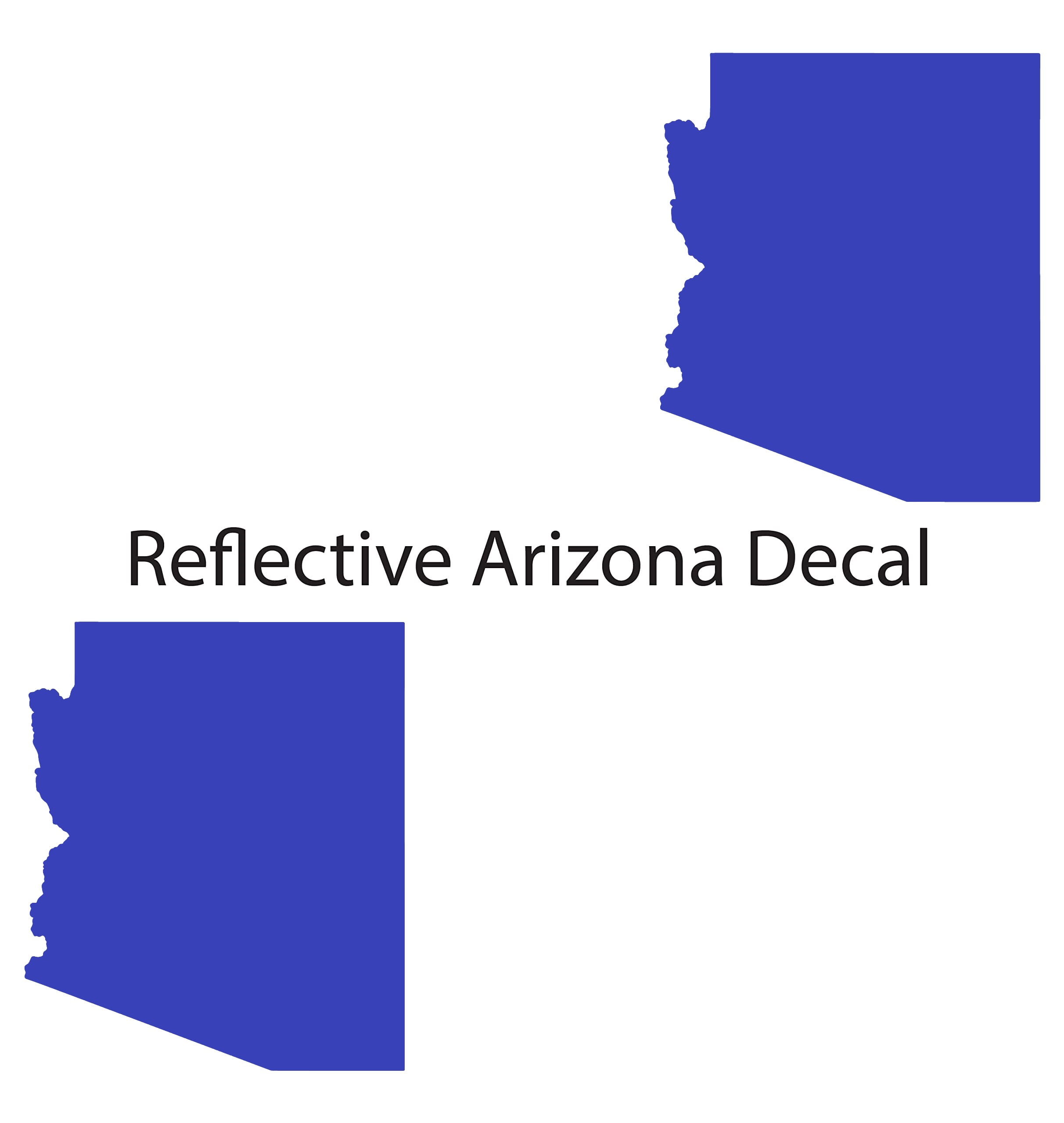 LiteMark Blue Reflective Arizona Decals - Walmart.com