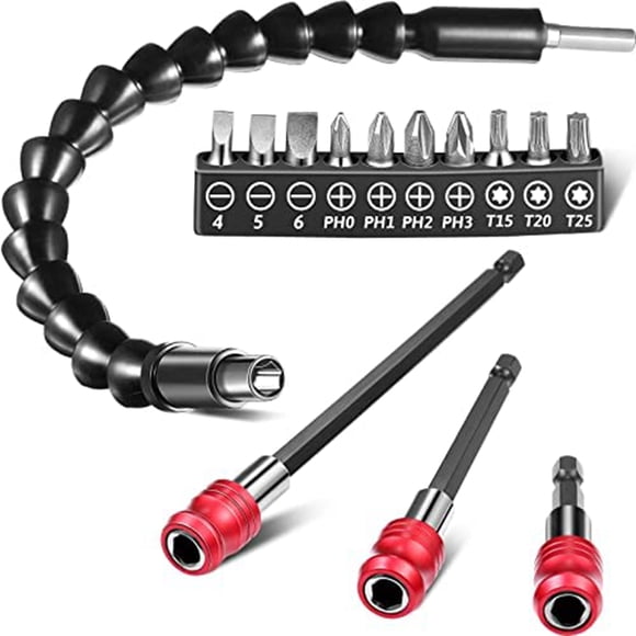 Flexible Drill Bit Extensions