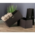 Winsome Torino 4-Pc Storage Shelf with 3 Foldable Fabric Baskets ...