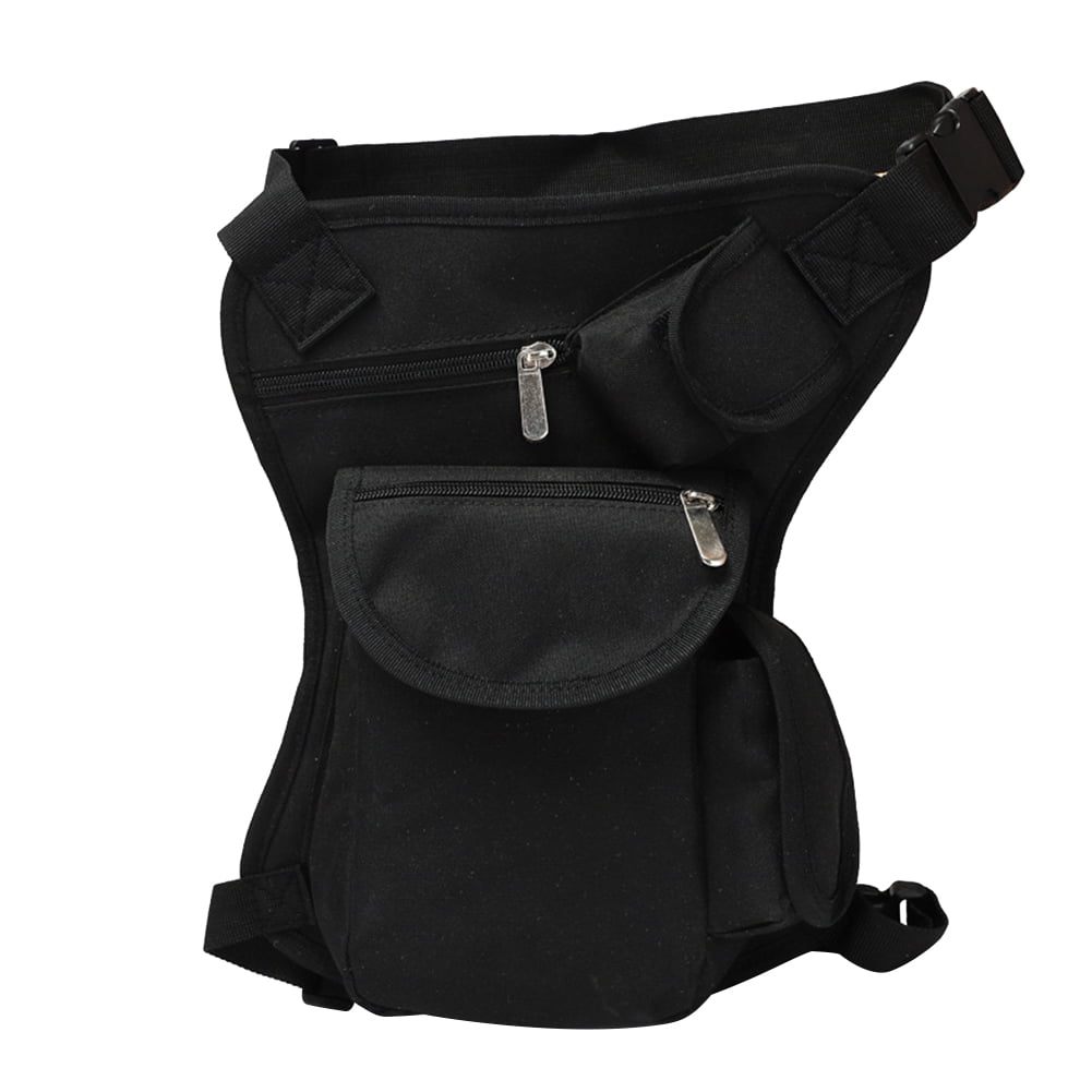 Smrinog Outdoor Hiking Waterproof Leg Bag Canvas Molle Thigh Waist ...
