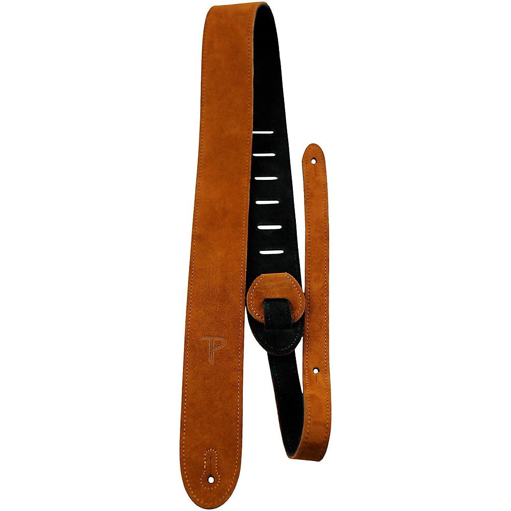 Perri's Leather Guitar Strap with Reversable Natural Suede Backing ...