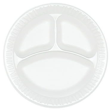 Dart Round Styrofoam Lunch Plates, 9 in, 500 ct (4 Packs of 125 ...