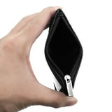 "GOGO Slim PU Leather ID Badge Holder with Zip, Card Wallet Case, 20 ...