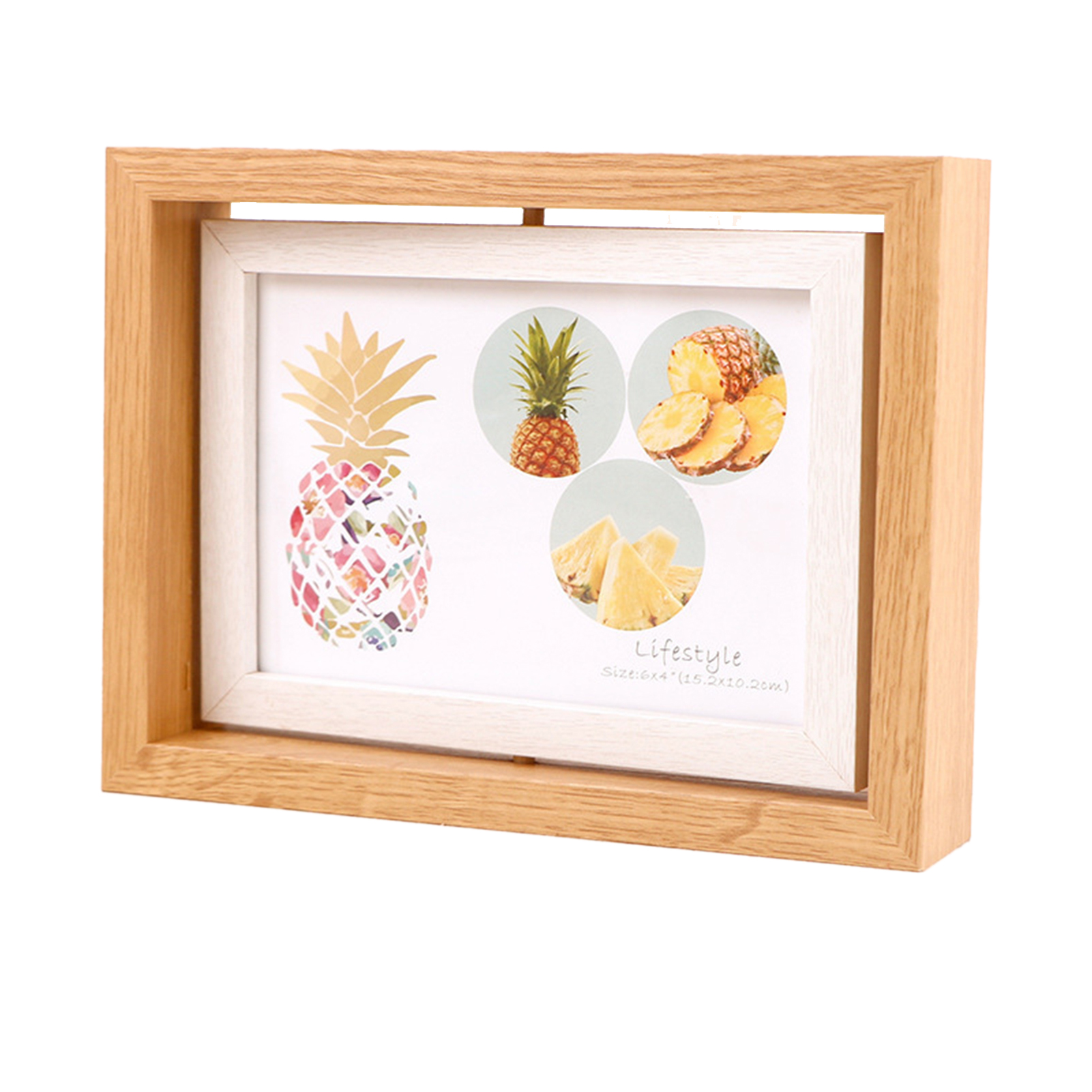 FaLX Rotating Picture Frame with Glass Cover - Replaceable Exquisite ...