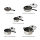 Tramontina 9-Piece Non-Stick Cookware Set, Champagne - Walmart.com