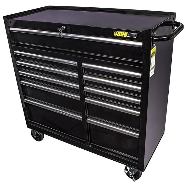 JEGS 81463 11-Drawer Steel Rolling Tool Boxes Cabinet 41 " x 18" x 42" - Walmart.com