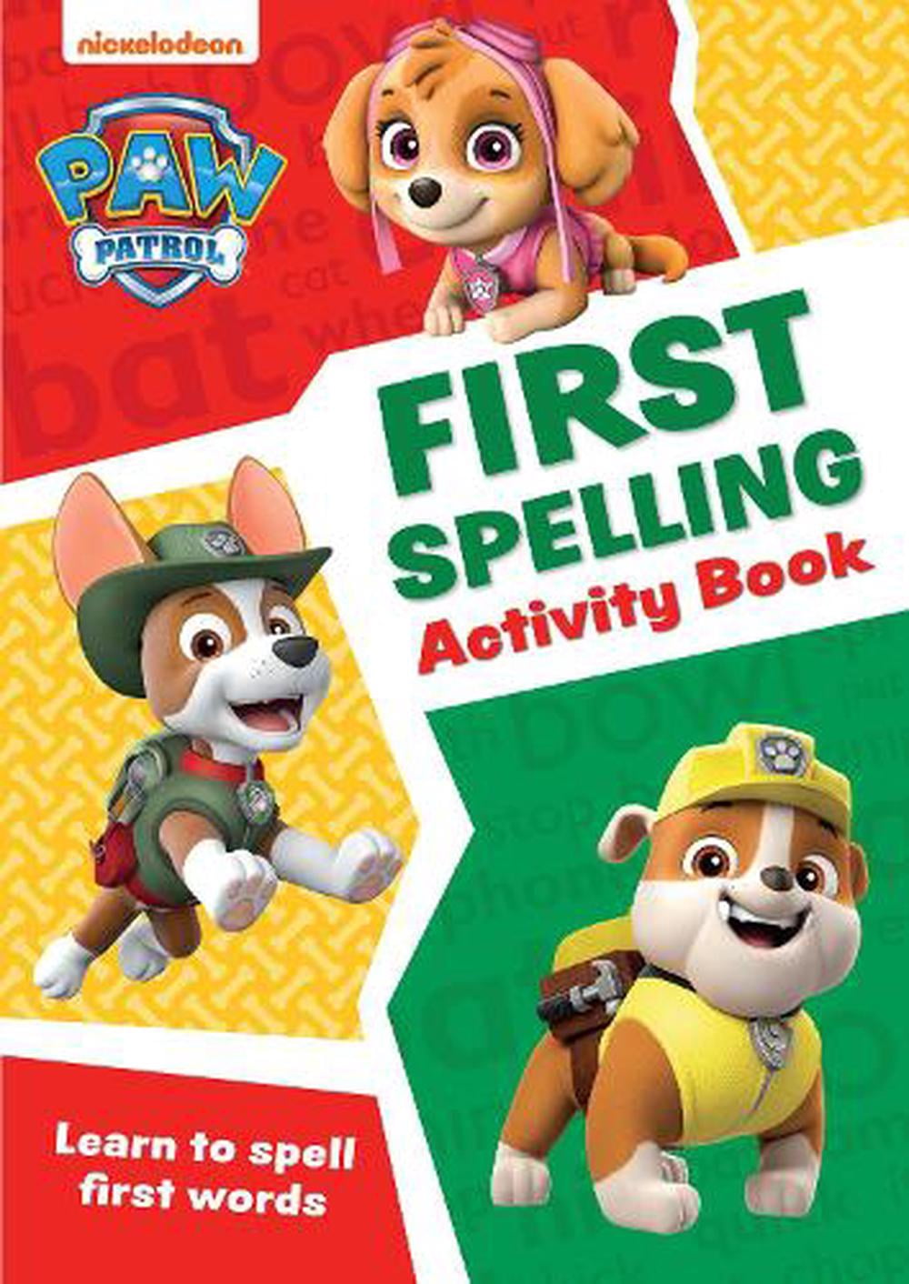PAW Patrol First Spelling Activity Book - Walmart.com