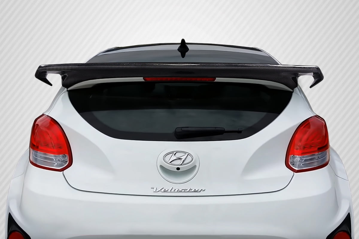 2012-2017 Hyundai Veloster Turbo Carbon Creations Sequential Rear Wing ...