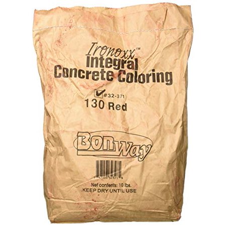 BonWay 32-371 Ironoxx Integral Concrete Pigment, 130 Red Ironoxx, 10 ...