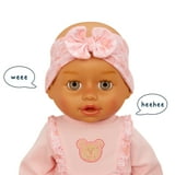 Baby Born Learn to Walk Baby Doll Olivia - Gray-Green Eyes, Realistic ...