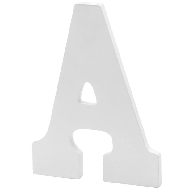6 Pack: 9" White Wood Letter by Make Market® - Walmart.com