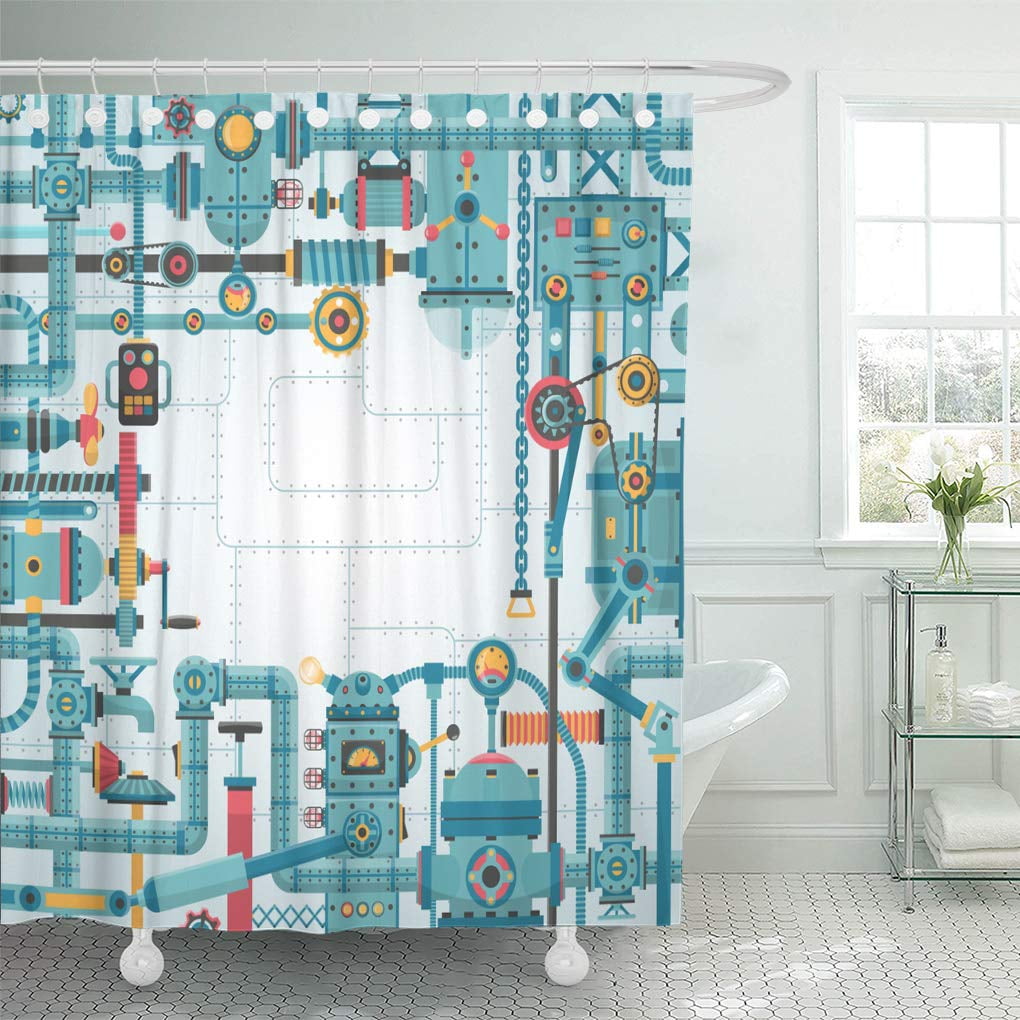 CYNLON Steampunk Room from Variety of Parts Assemblies Technical Units ...