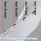 Portable Binder Clip Stapler - Includes 50 Reusable Clips, Handheld ...