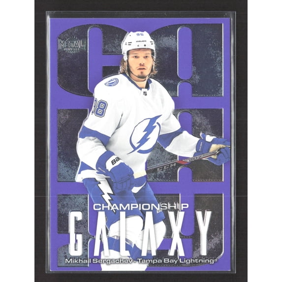 2026 SkyBox Metal Universe Championship Galaxy Mikhail Sergachev #CG-24 ...