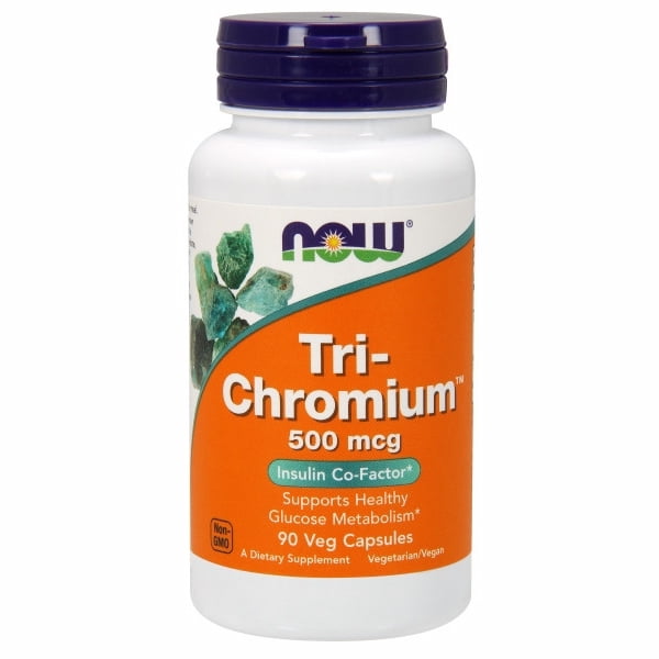 Supplement Now Foods Tri-Chromium 90 cápsulas vegetarianas (paquete de ...