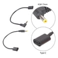 5V USB C Female To 4.0x1.7mm DC4017 Male Adapter Cable Cord For Camera ...