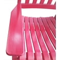Mainstays Outdoor Wood Porch Rocking Chair, Red Color, Weather ...