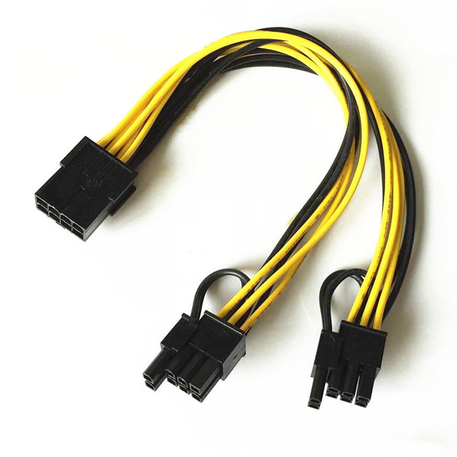 SPRING PARK PCI-E 6-pin to 2x 8-pin GPU Graphics Card Power Splitter ...
