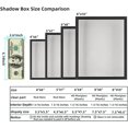 8x10 Black Shadow Box Frame Display Case for Photos,Flowers,Wedding ...