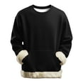 Bainana Christmas Pullover Sweatshirt For Girls Boys Solid Color Long ...