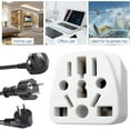 ShuiMiao, 2 Pack European to US Plug Adapter, UK to US Travel Plug ...