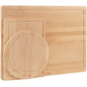 Chop Keeper Chopping Tray with Raised Sides and Easy-Guide Funnel, Red ...