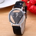 Unique Triangle Design See-Through with Center Inside Case Watch-26-TR ...