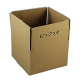 EcoSwift Brand Premium 6x6x4 Cardboard Boxes Mailing Packing Shipping ...
