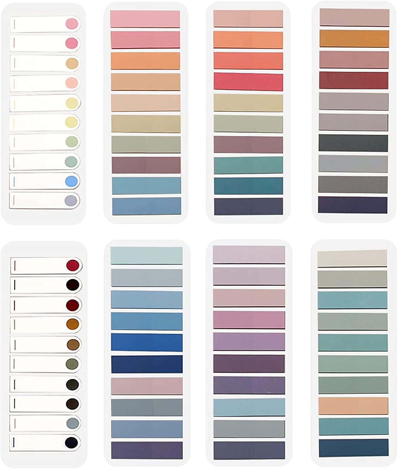 8 Books of Office Reading Strips Sticky Sentence Markers Portable ...