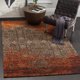 SAFAVIEH Classic Vintage Adelaide Abstract Area Rug, Rust/Brown, 4' x 6 ...