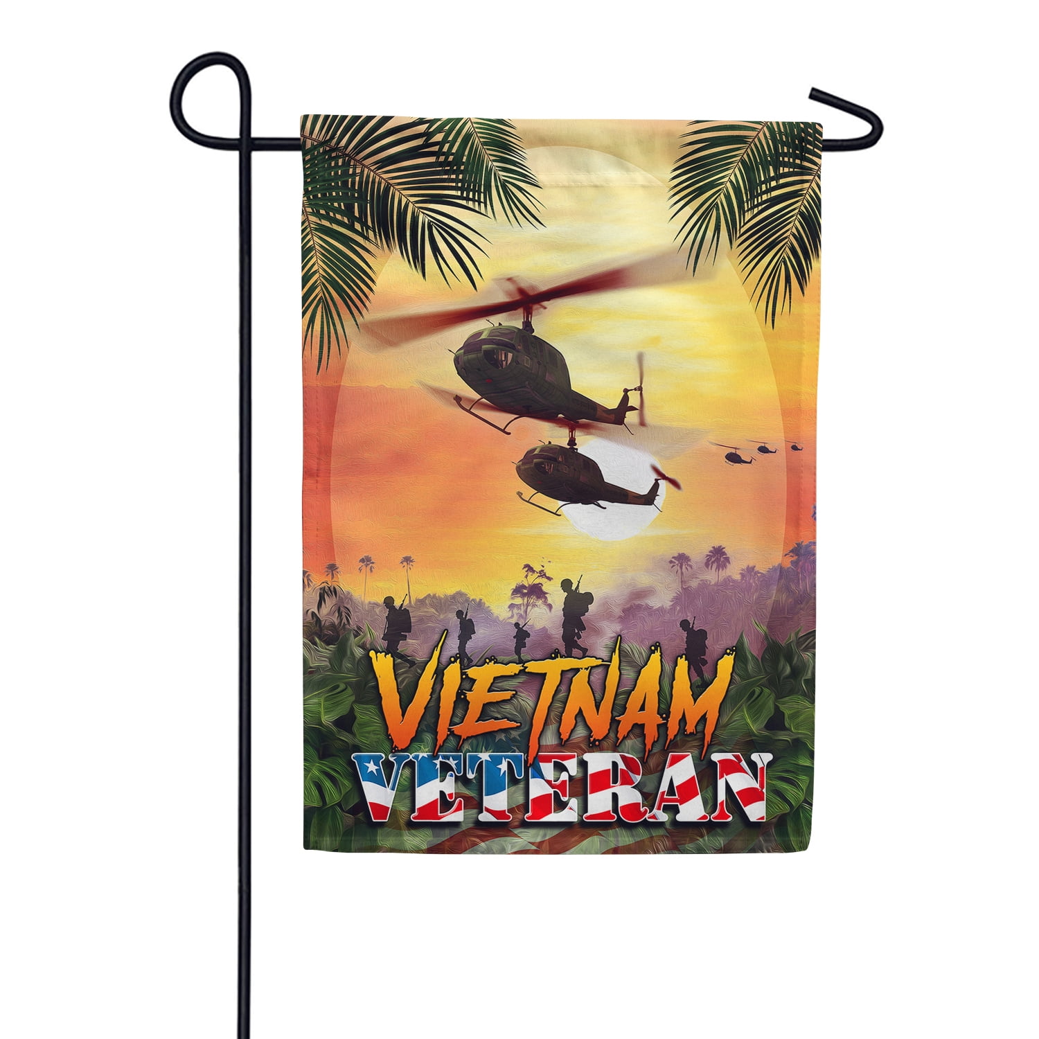 America Forever Vietnam Veteran Garden Flag 12.5 x 18 inch Double Sided ...