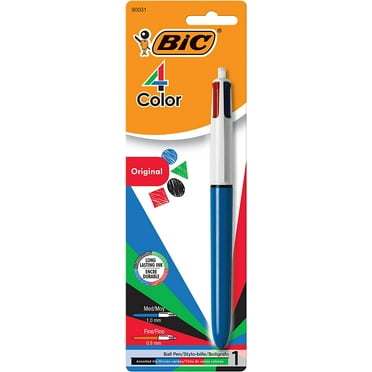 BIC 4-Color Retractable Ball Pen - 50th Birthday Edition, Assorted ...