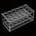 Acrylic Test Tube Rack for 17mm Tubes 18 Holes Transparent Centrifuge ...