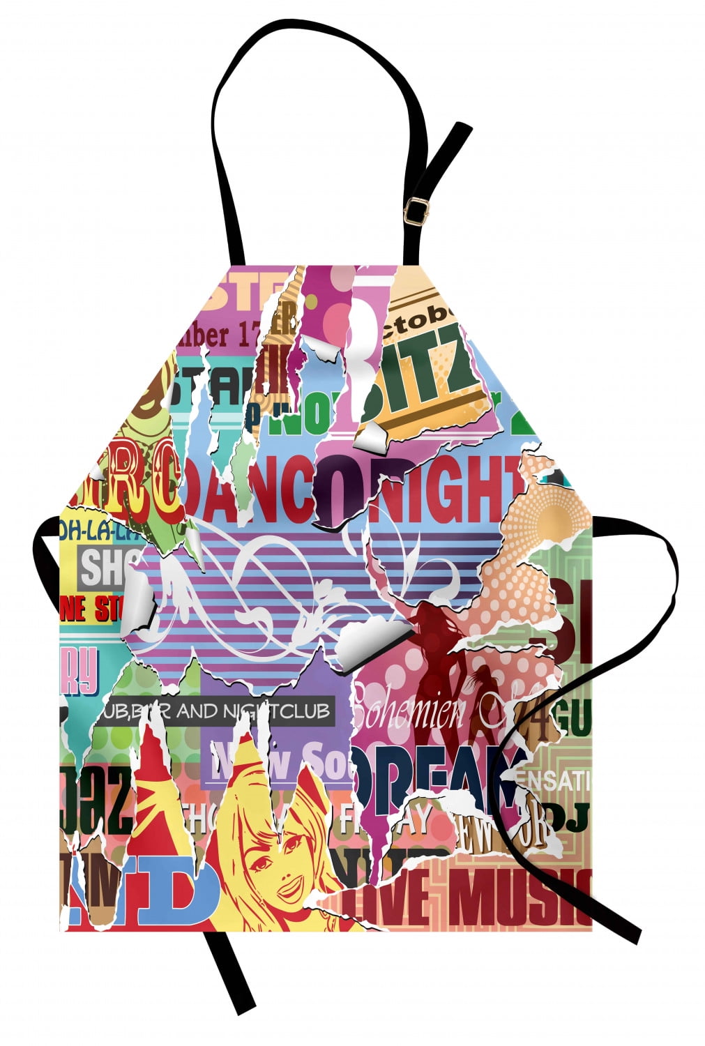 Grunge Apron Grunge Artwork With Layers of Old Torn Posters ...