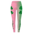 Arlun Funny St. Patrick's Day Letter Printed Womens Leggings High ...