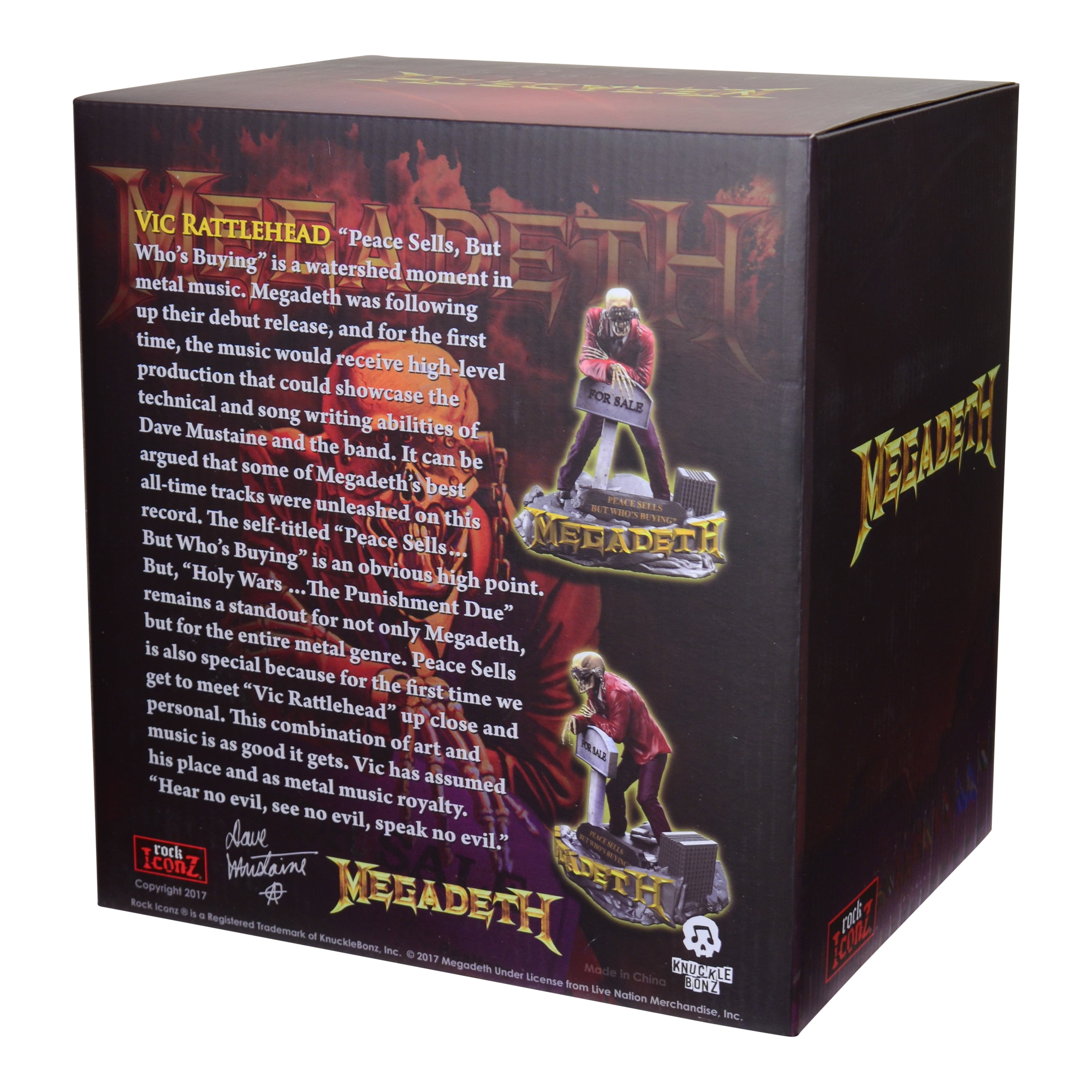 Megadeth Vic Rattlehead Peace Sells