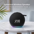 Spherical 5th Gen Alexa Dot Speaker With RGB LED Light, Wireless ...