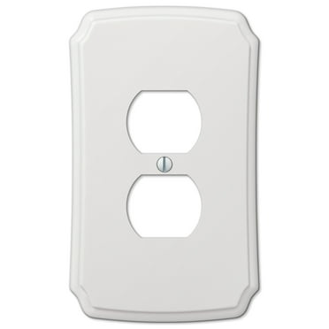 Amerelle 2TDPW Devon Wallplate, 1 Toggle / 1 Duplex, Steel, Brushed ...
