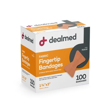 Medline Curad Food Service Adhesive Bandages, 1" x 3", Blue, 100 Ct ...