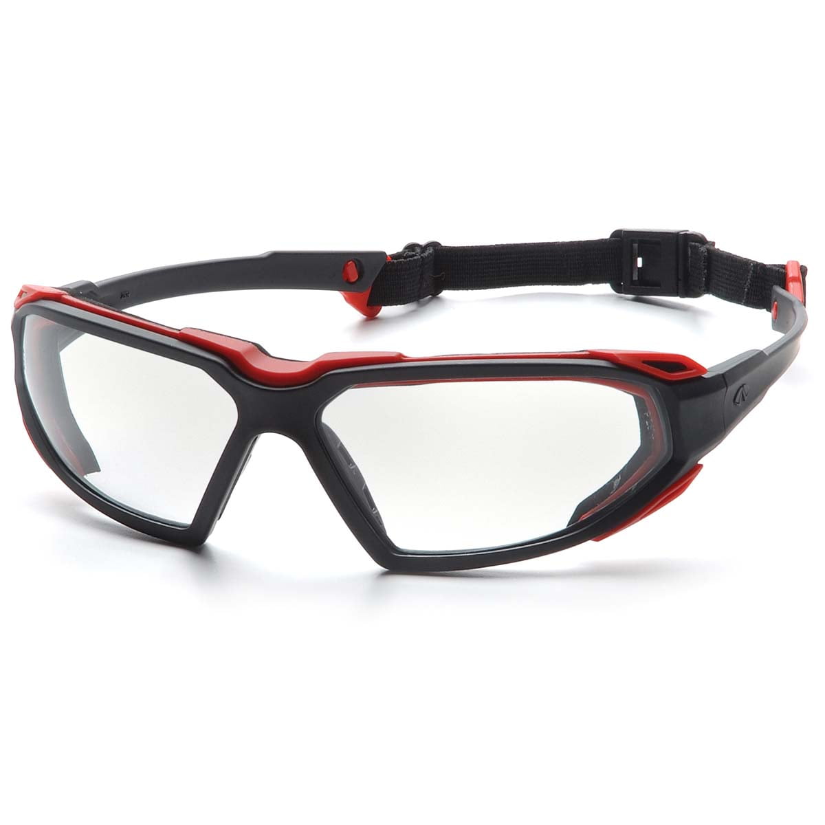Black-Red Frame/Clear Anti-Fog Lens - Walmart.com