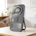 2000mAh Ultra Thin Handheld Spray Mist Desktop Fan USB Rechargeable, 4 ...
