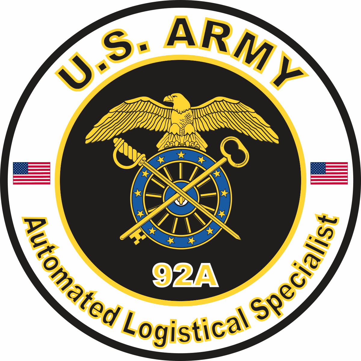 3.8 Inch U.S. Army MOS 92A Automated Logistical Specialist - Walmart.com