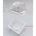 LAIQIEN Matte Frosteds Transparents Keycaps Original Height PC Keycaps ...