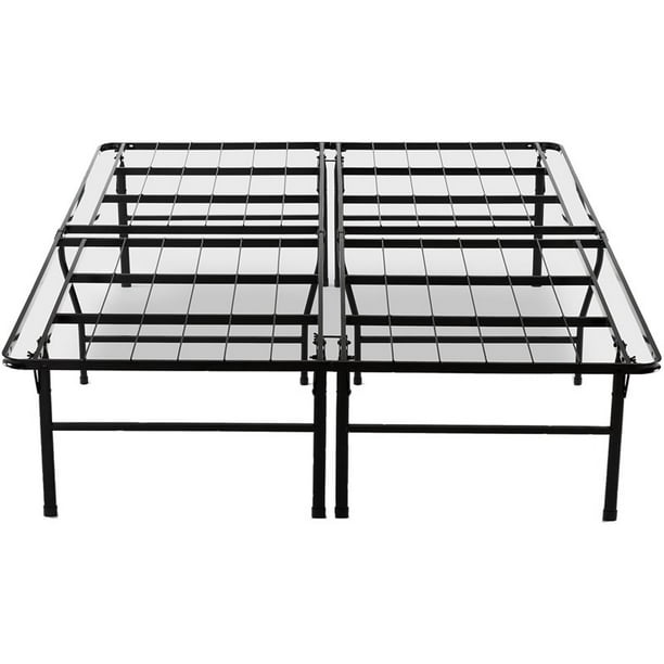 Zinus 18" Premium SmartBase Mattress Foundation/Platform Bed Frame King ...