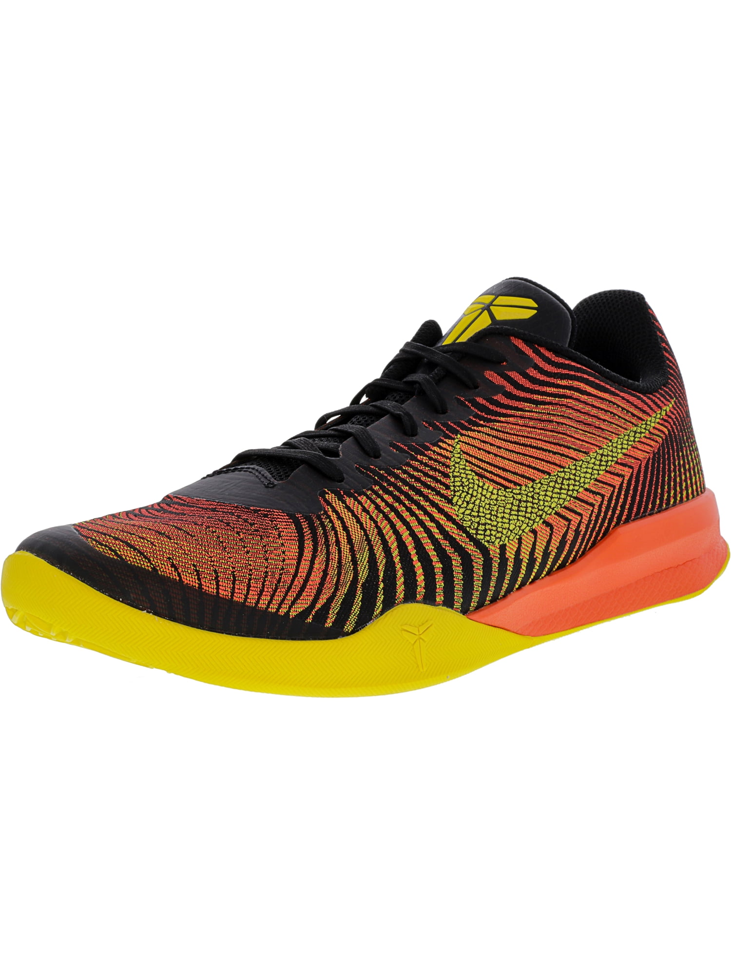 Nike Men's Kb Mentality Ii Black / Tour Yellow-Total Crimson Ankle-High ...
