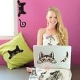 Peeking Cat Painting Stencil Reusable Cute Cat Drawing Stencil Cat ...